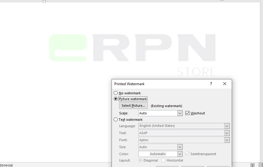 Cara Membuat Watermark Otomatis di Word untuk Dokumen Profesional
